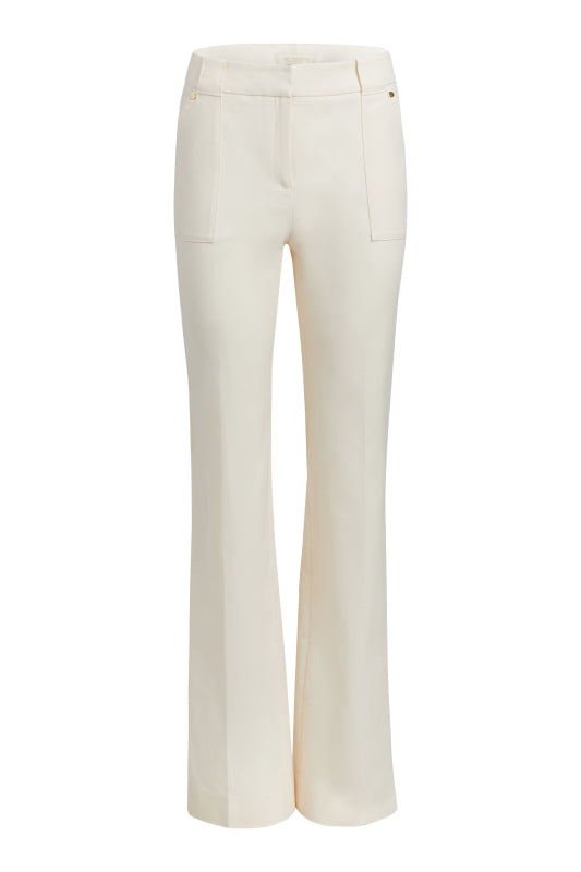 Queen's Cup - White Resort Trousers – Trunk Show Style